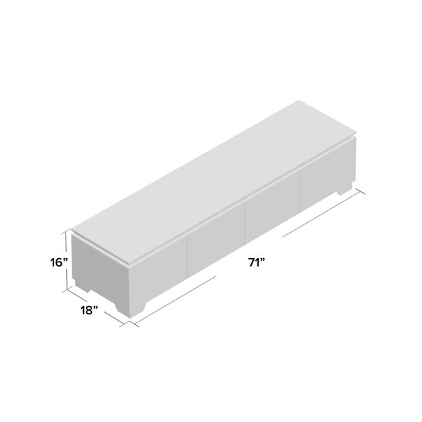 Orren Ellis Abdülsamet TV Stand for TVs up to 78" & Reviews | Wayfair